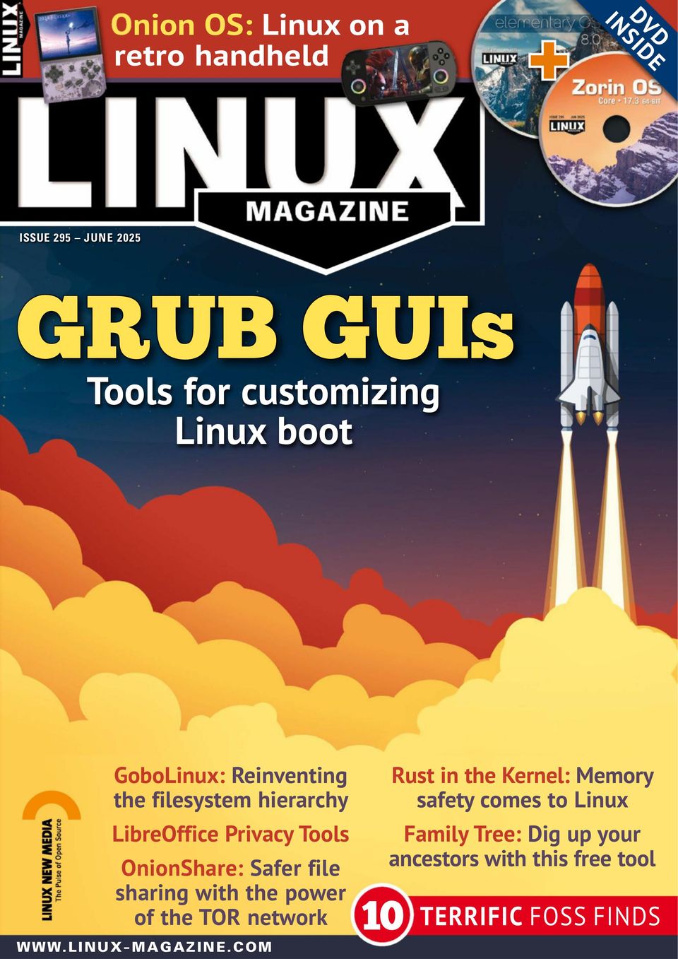 Get digital access to Linux Magazine - #295/June 2025: GRUB GUIs issue ...