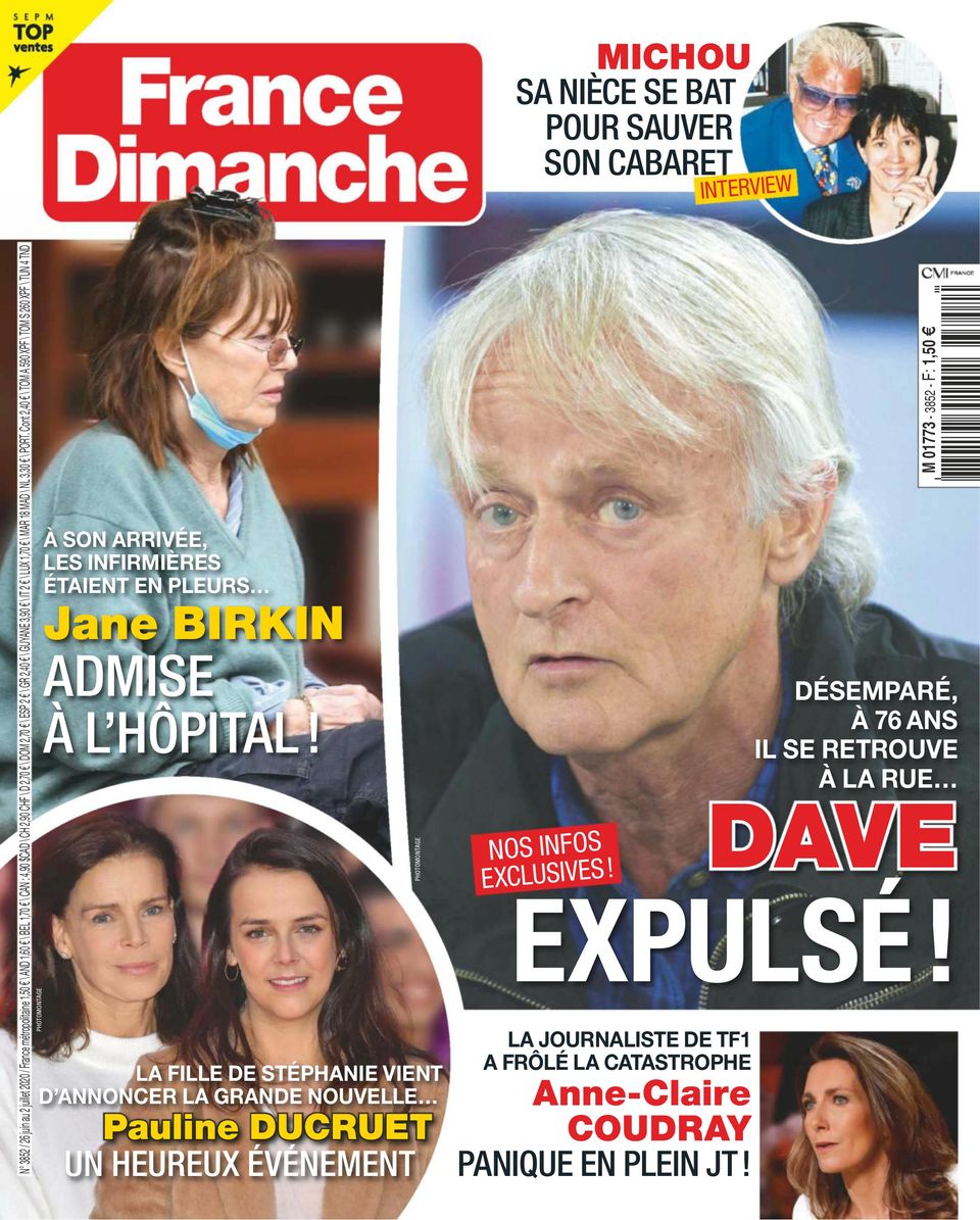Get digital access to France Dimanche - Issue 3852 issue | Magzter.com