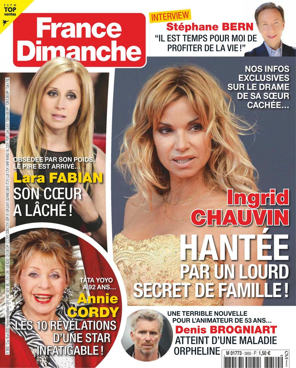 Get digital access to France Dimanche - Issue 3850 issue | Magzter.com
