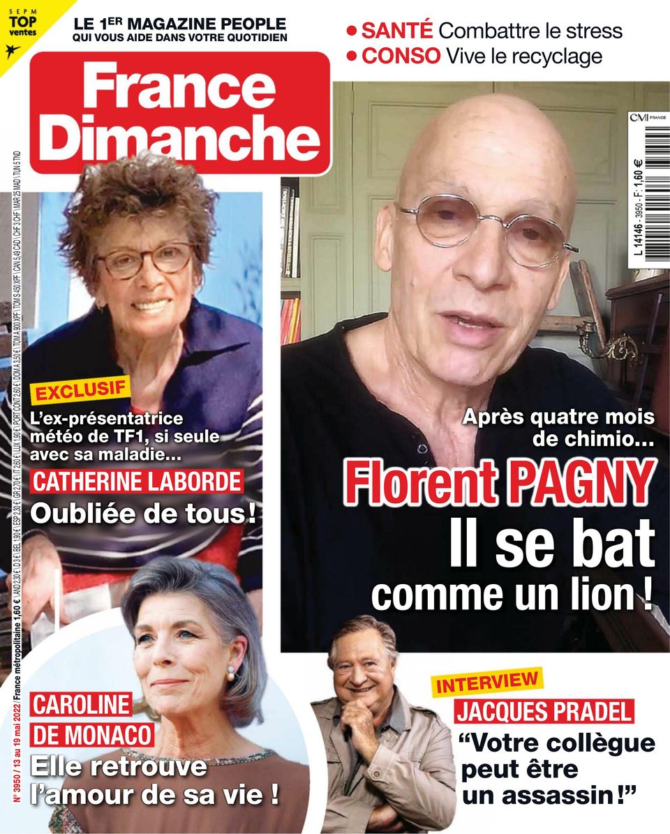 France Dimanche-Issue 3950 Magazine - Get your Digital Subscription