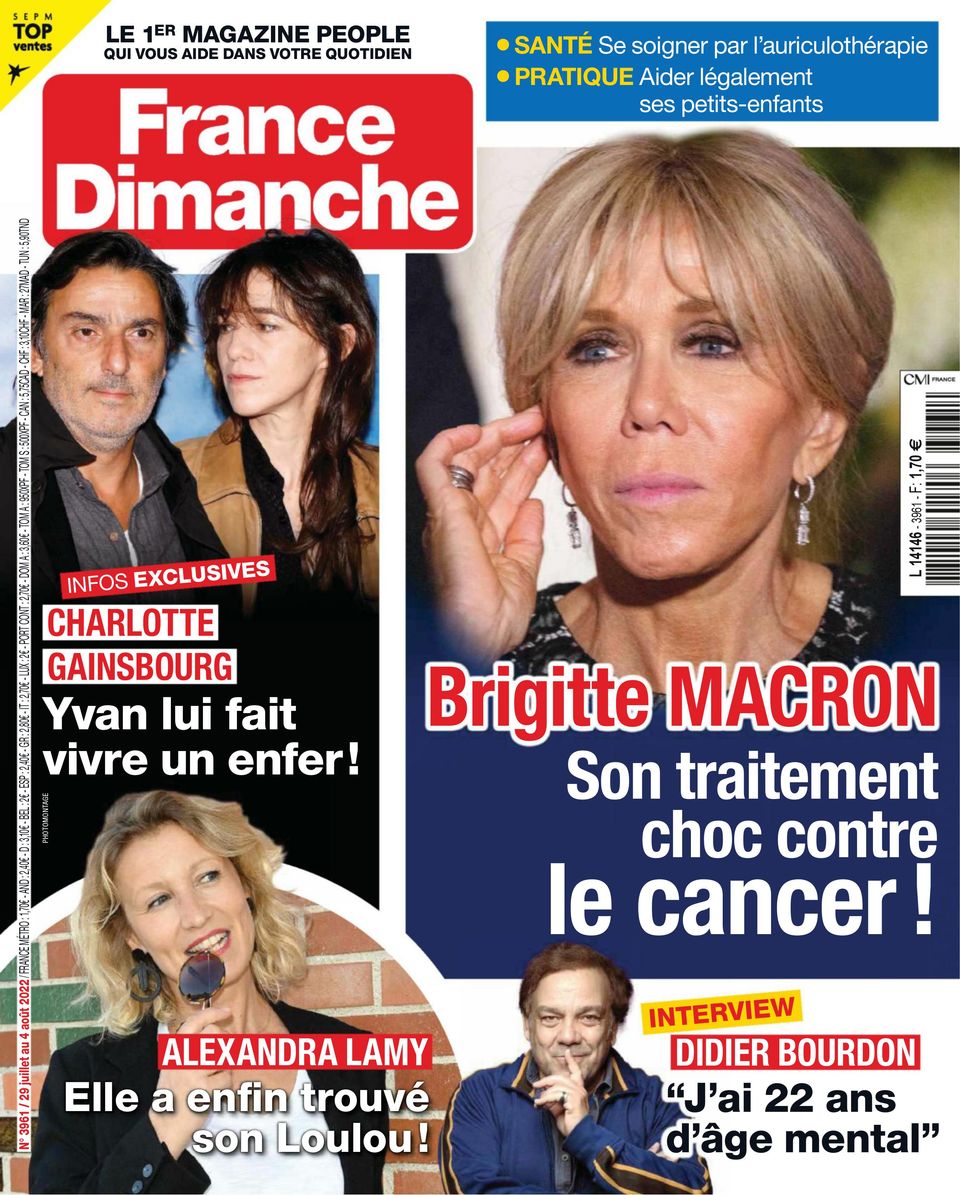 France Dimanche-Issue 3961 Magazine - Get your Digital Subscription