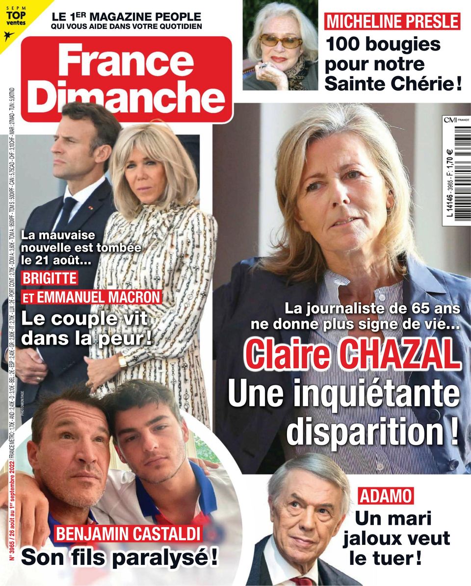 Get digital access to France Dimanche - Issue 3965 issue | Magzter.com