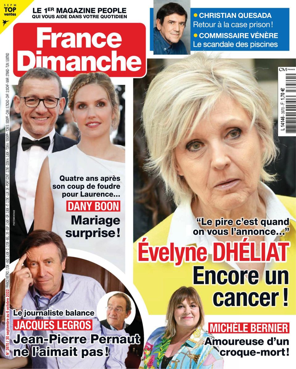 Get digital access to France Dimanche - Issue 3970 issue | Magzter.com