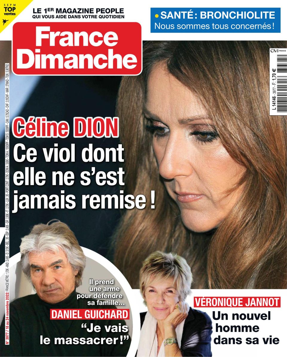 France Dimanche-Issue 3977 Magazine - Get your Digital Subscription