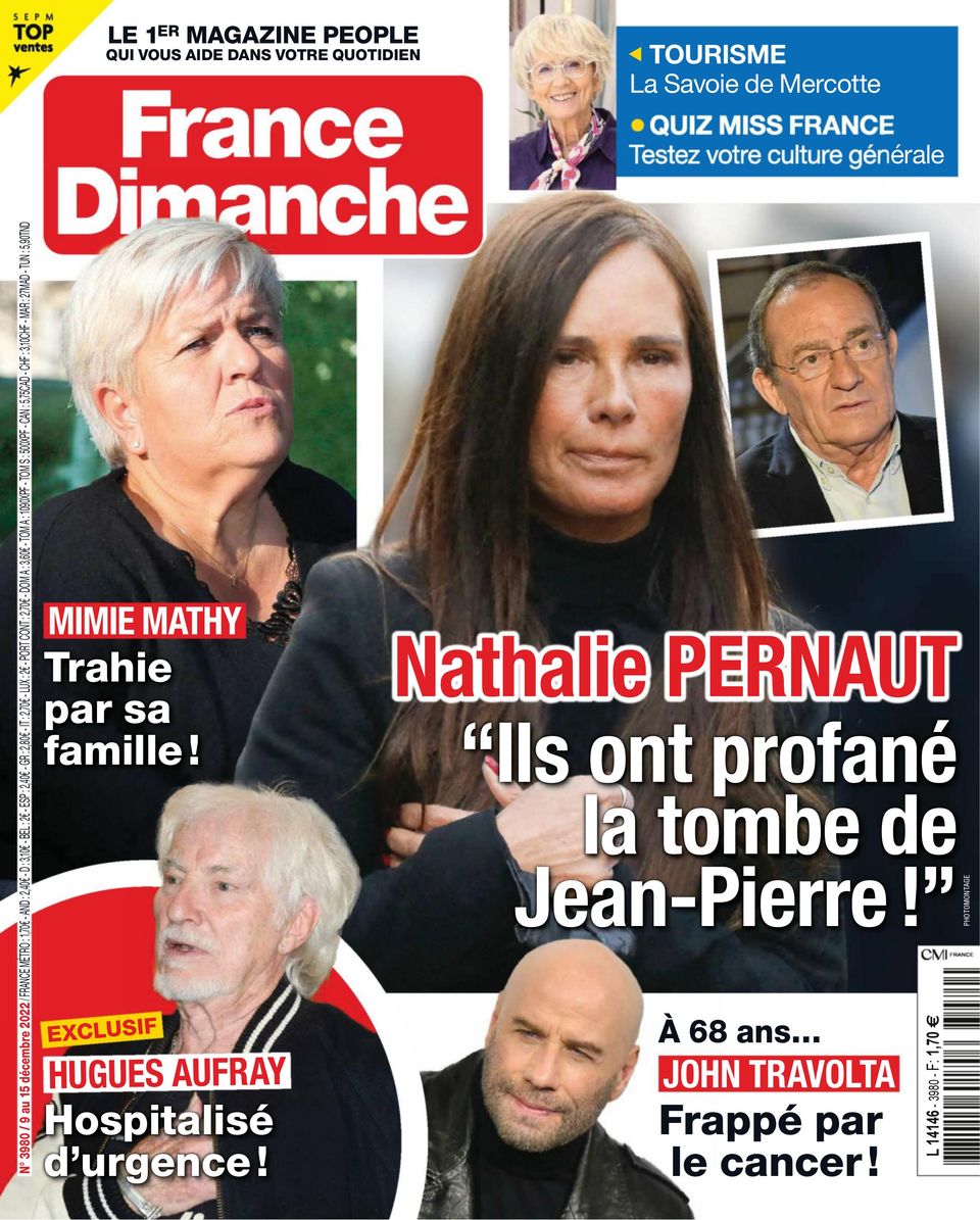 France Dimanche-Issue 3980 Magazine - Get your Digital Subscription