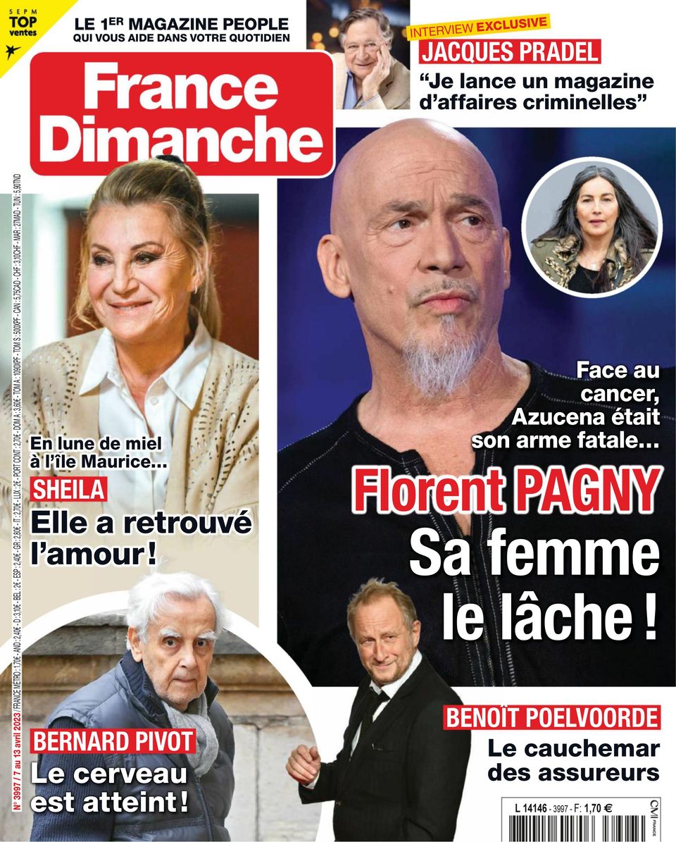 France Dimanche-Issue 3997 Magazine - Get your Digital Subscription