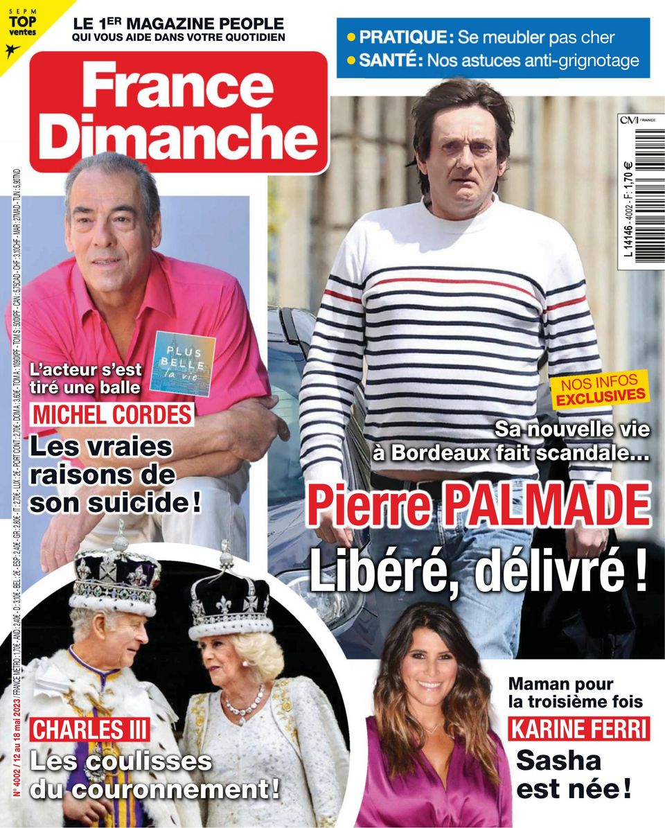 France Dimanche-Issue 4002 Magazine - Get your Digital Subscription