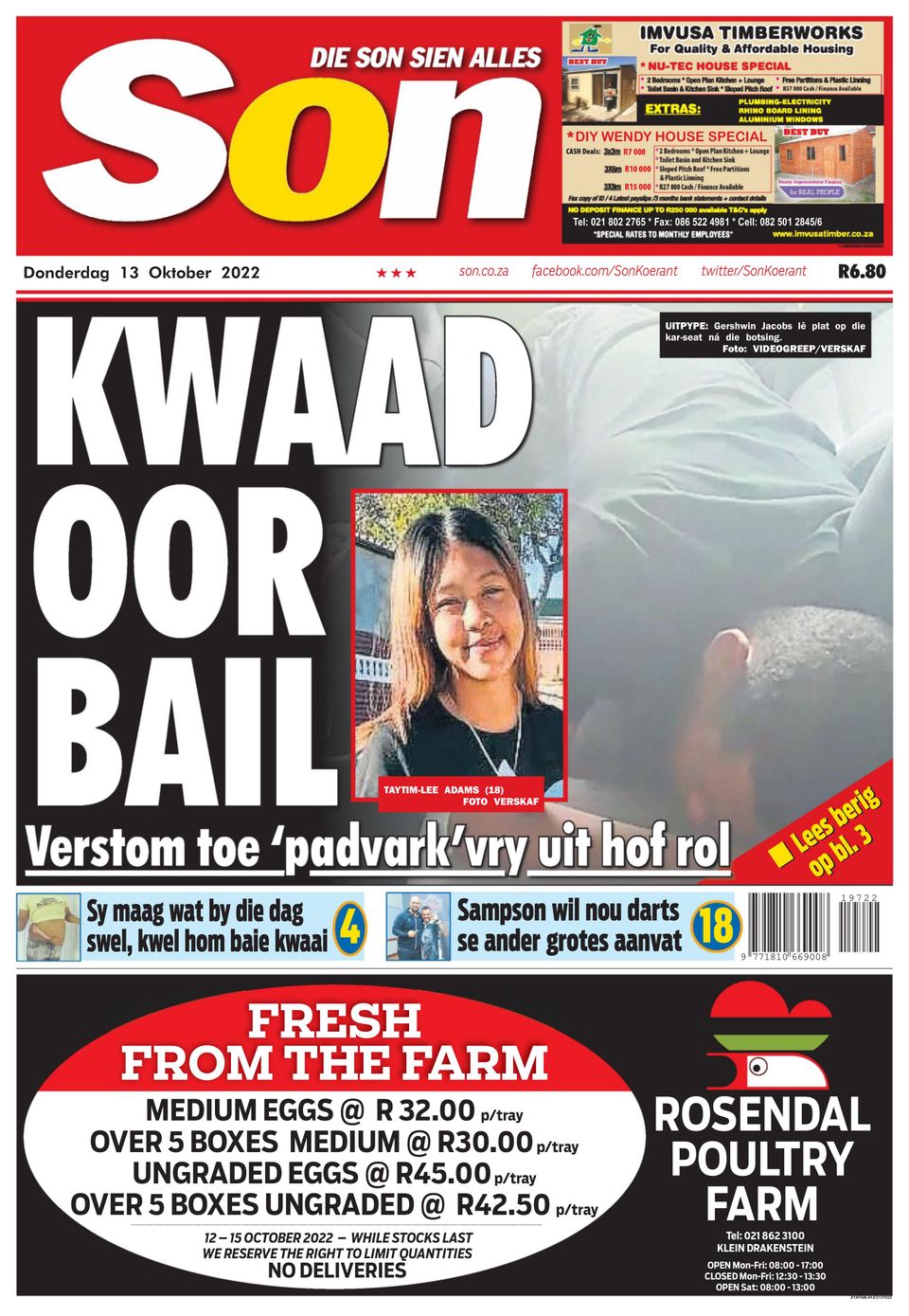 Die Son-October 13, 2022 Newspaper - Get your Digital Subscription