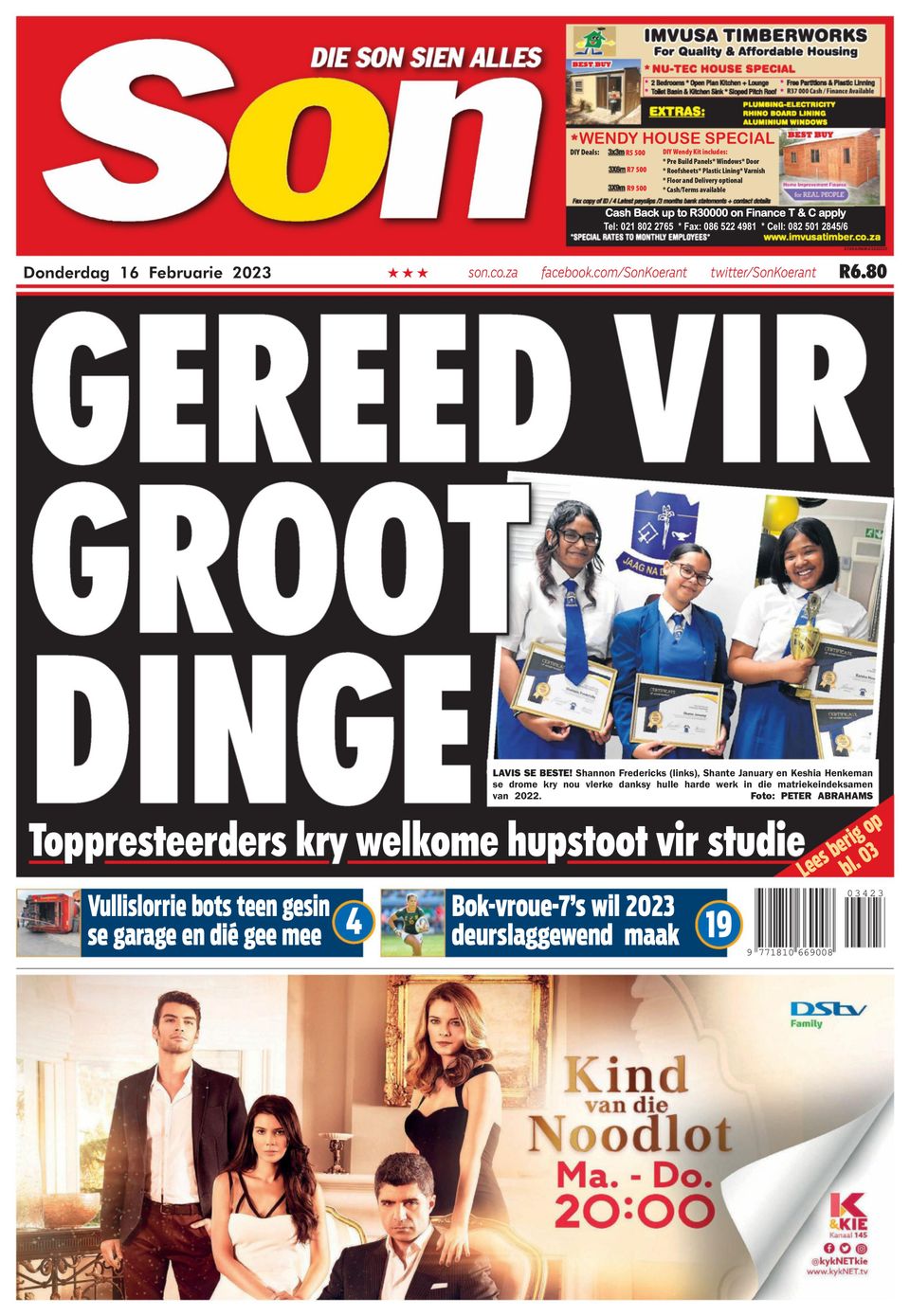 Die Son-February 16, 2023 Newspaper - Get your Digital Subscription
