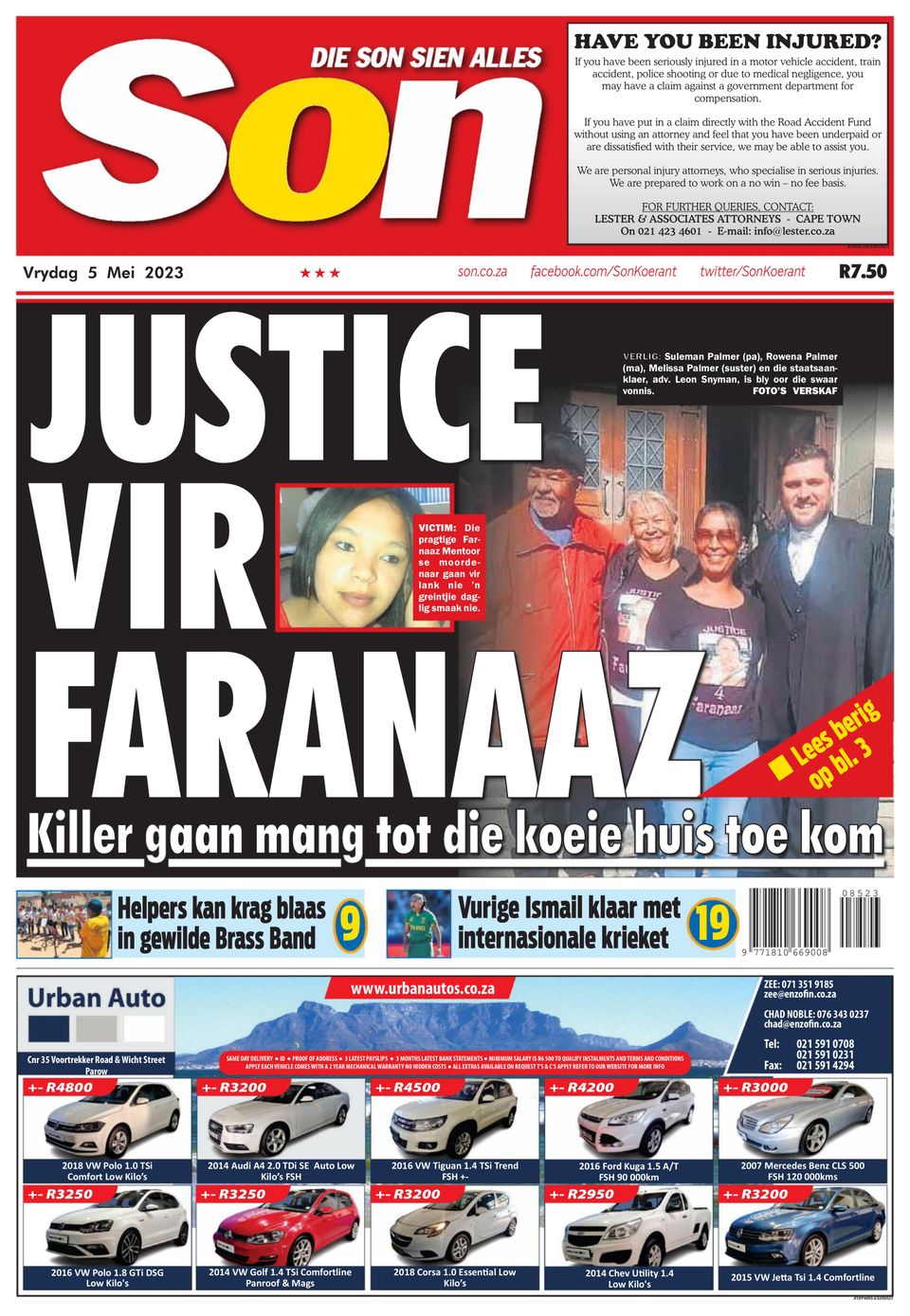 Die Son-May 05, 2023 Newspaper - Get your Digital Subscription