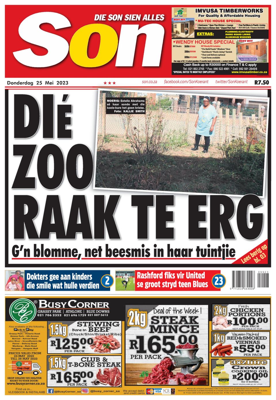 Die Son-May 25, 2023 Newspaper - Get your Digital Subscription