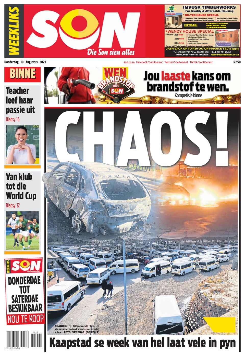 Die Son-August 10, 2023 Newspaper - Get your Digital Subscription