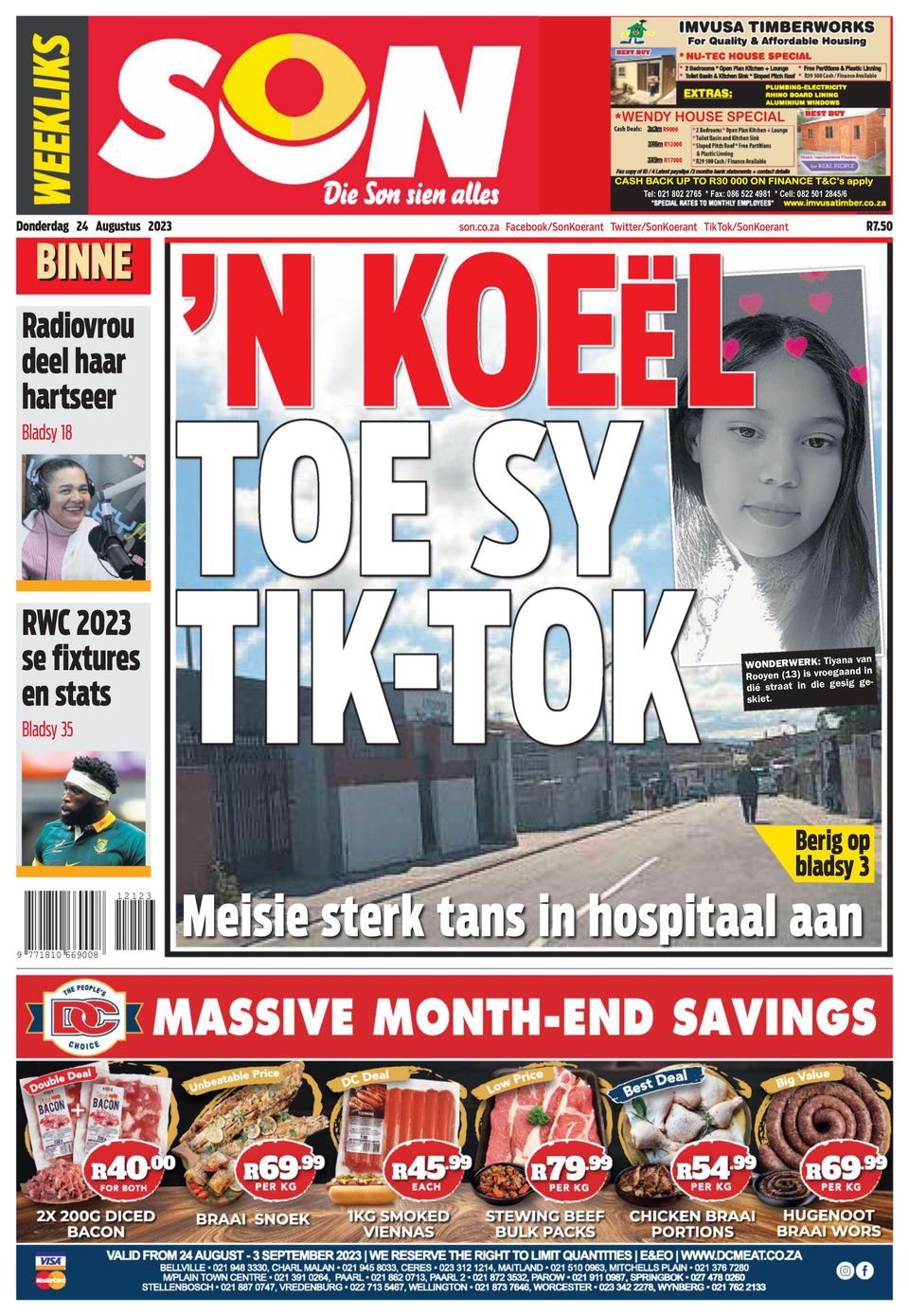 Die Son-August 24, 2023 Newspaper - Get your Digital Subscription