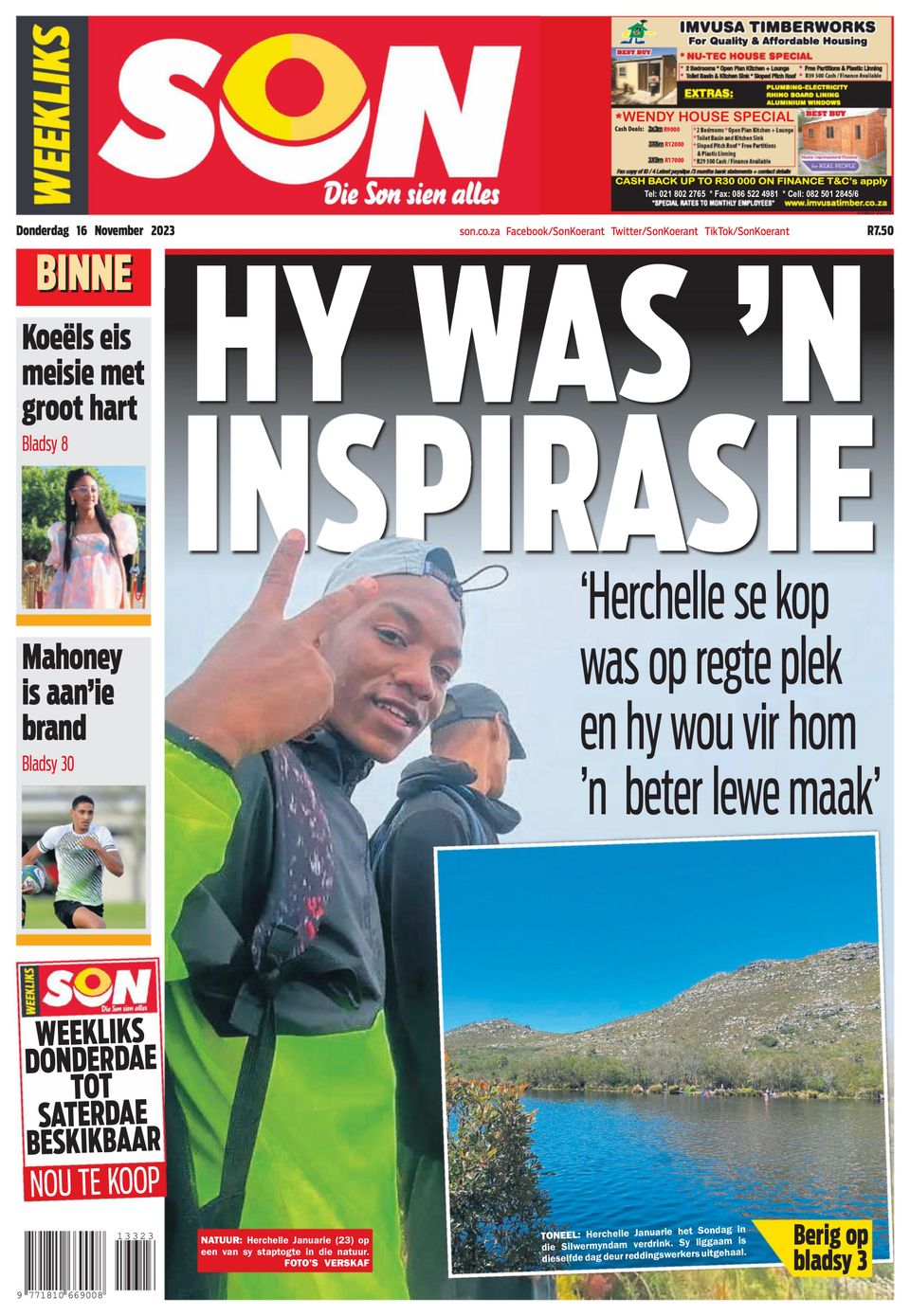 Die Son-November 16, 2023 Newspaper - Get your Digital Subscription