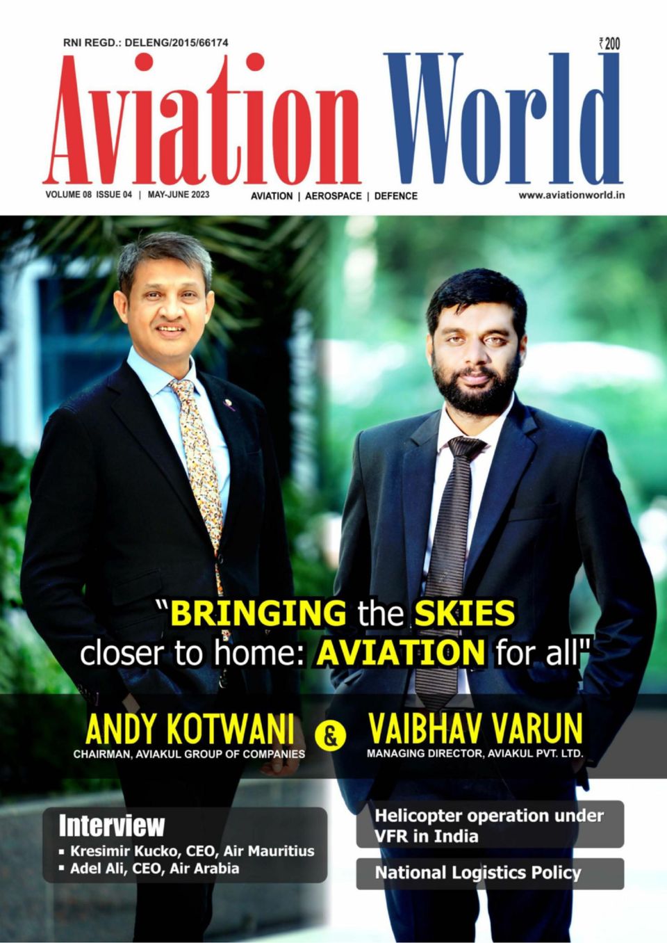 Aviation World-May - June 2023 Magazine - Get your Digital Subscription