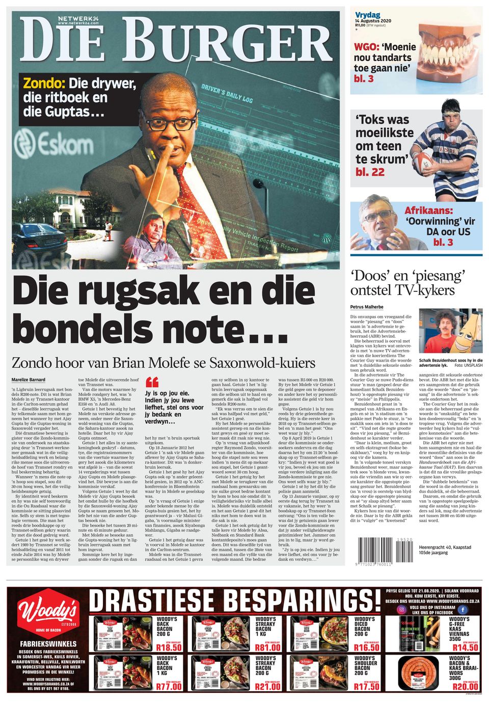 Get digital access to Die Burger - August 14, 2020 issue | Magzter.com