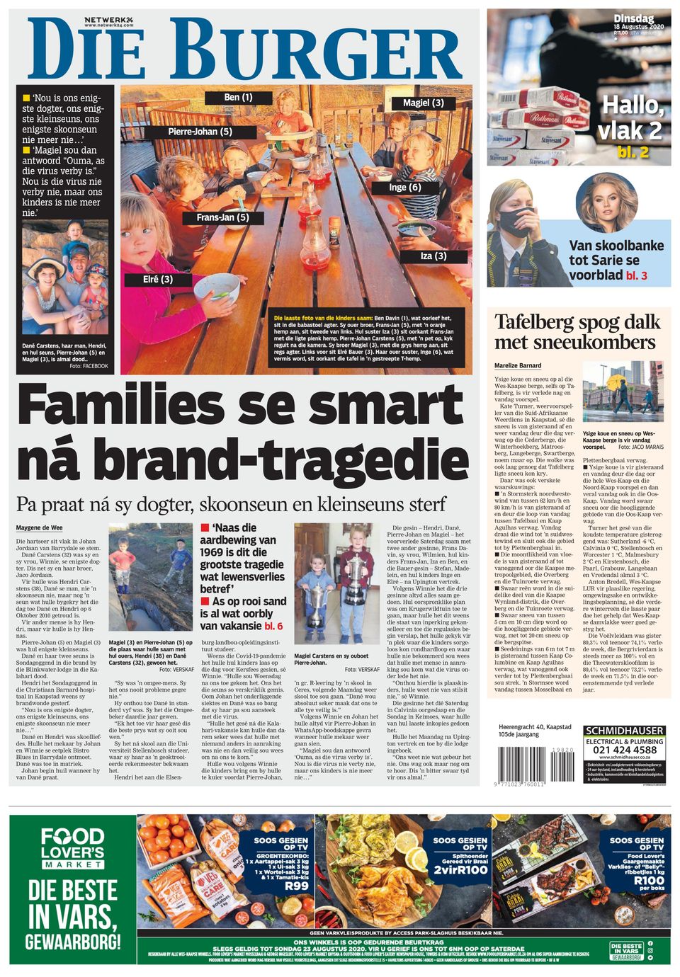 Get digital access to Die Burger - August 18, 2020 issue | Magzter.com