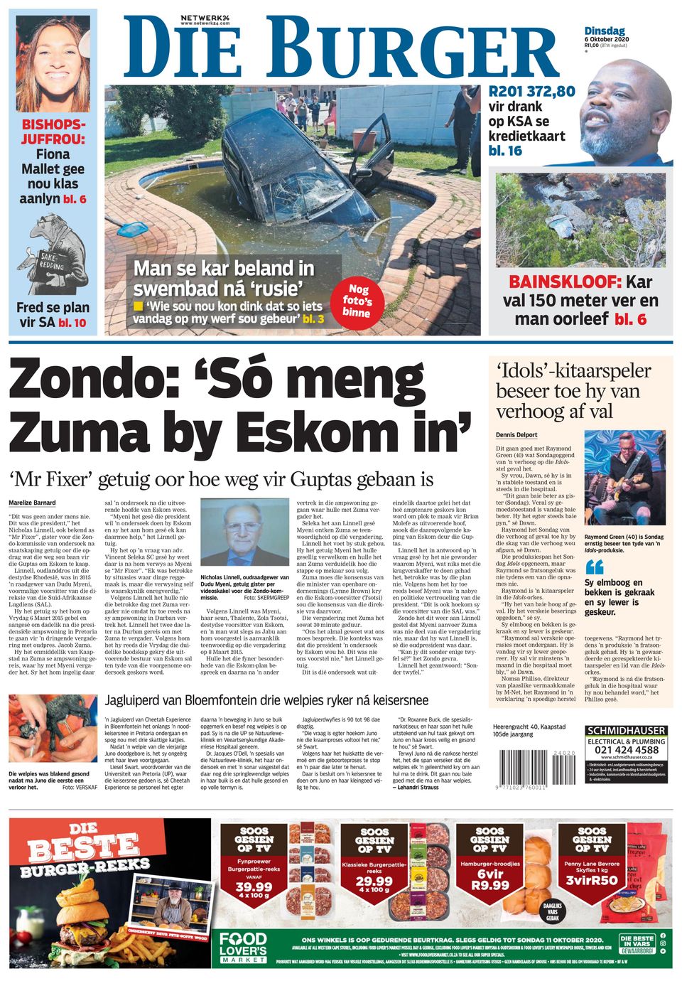 Get digital access to Die Burger - October 06, 2020 issue | Magzter.com