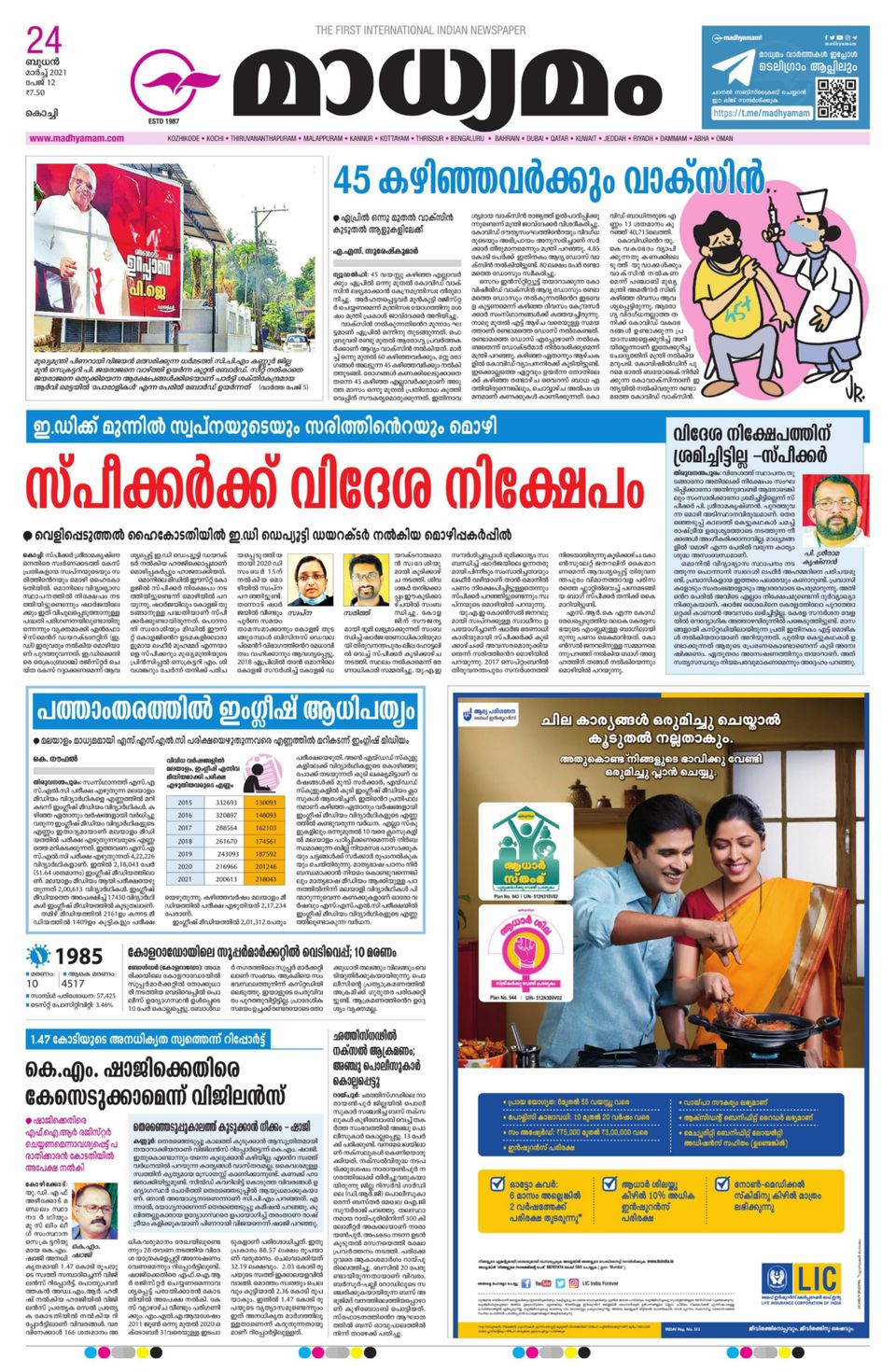 Udayavani - Kannada Daily Mumbai-March 24, 2021 Newspaper