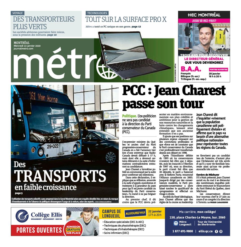 Journal Metro-January 22, 2020 Newspaper - Get your Digital Subscription