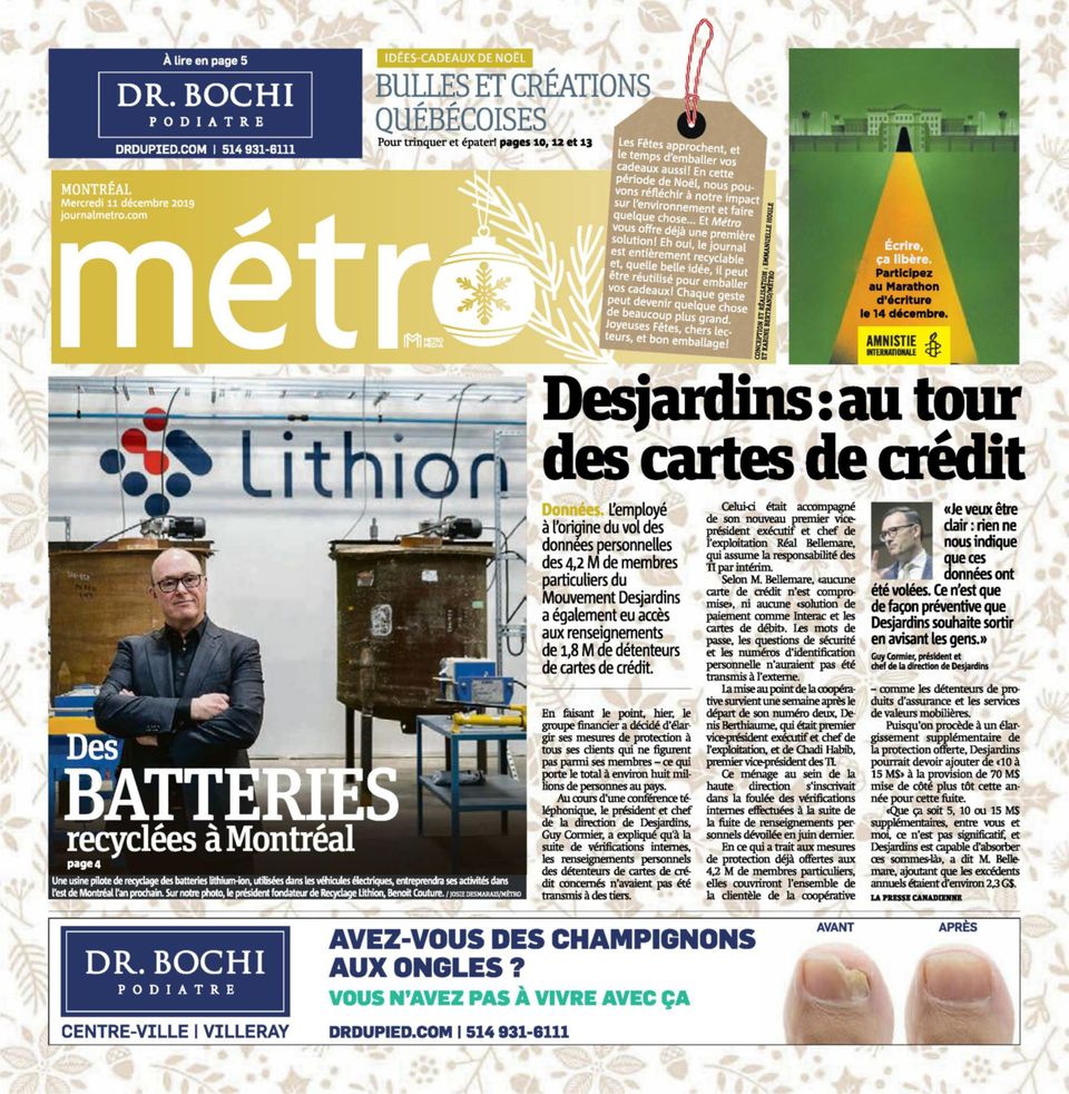 Journal Metro-December 11, 2019 Newspaper - Get your Digital Subscription