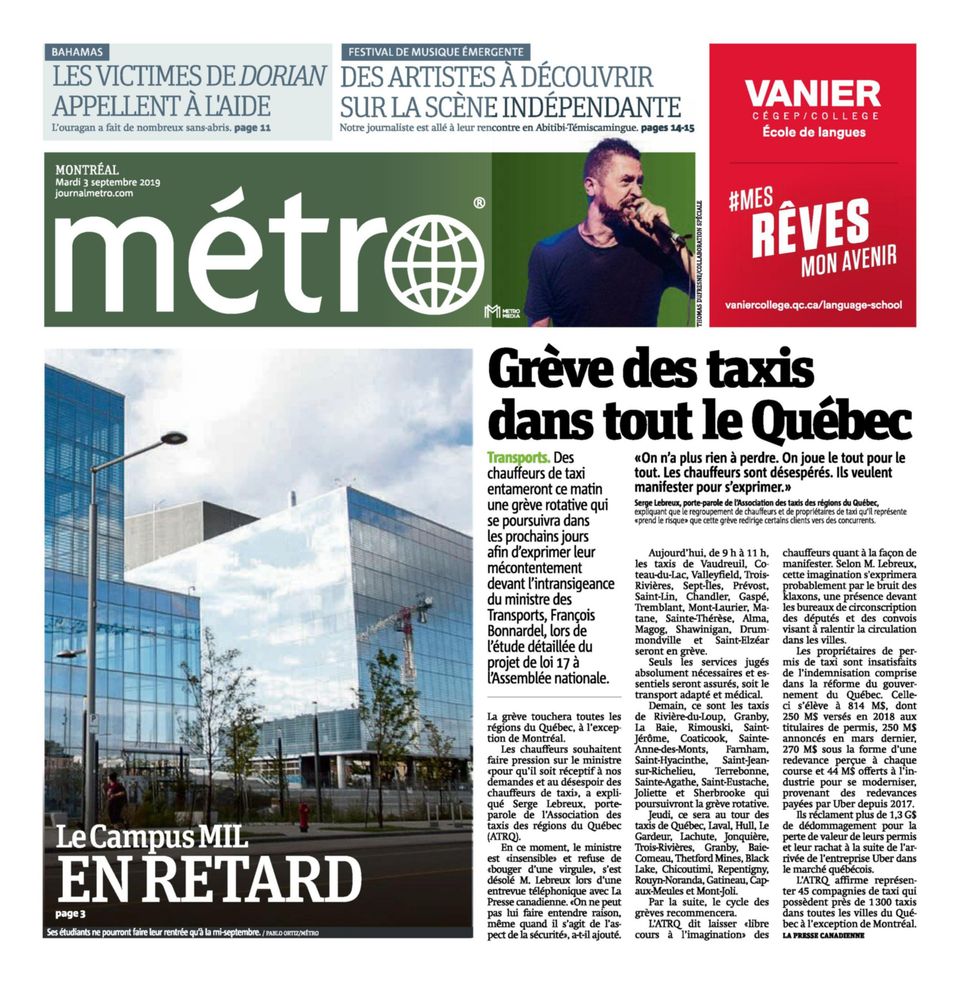 Journal Metro-September 03, 2019 Newspaper - Get your Digital Subscription