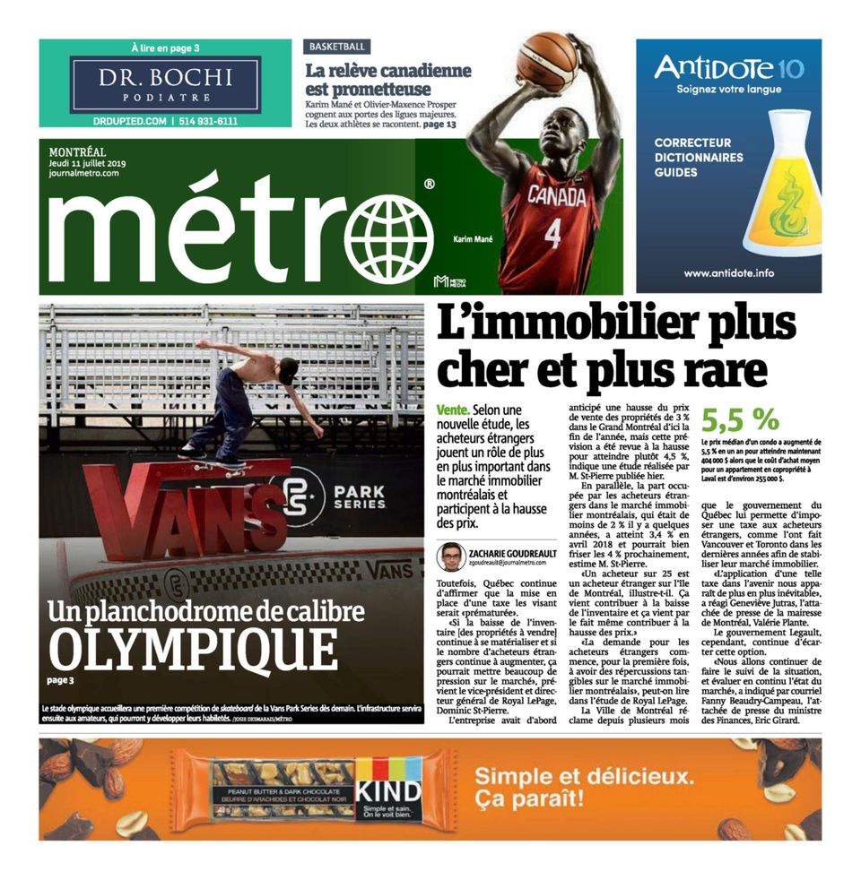 Get digital access to Journal Metro - July 11, 2019 issue | Magzter.com
