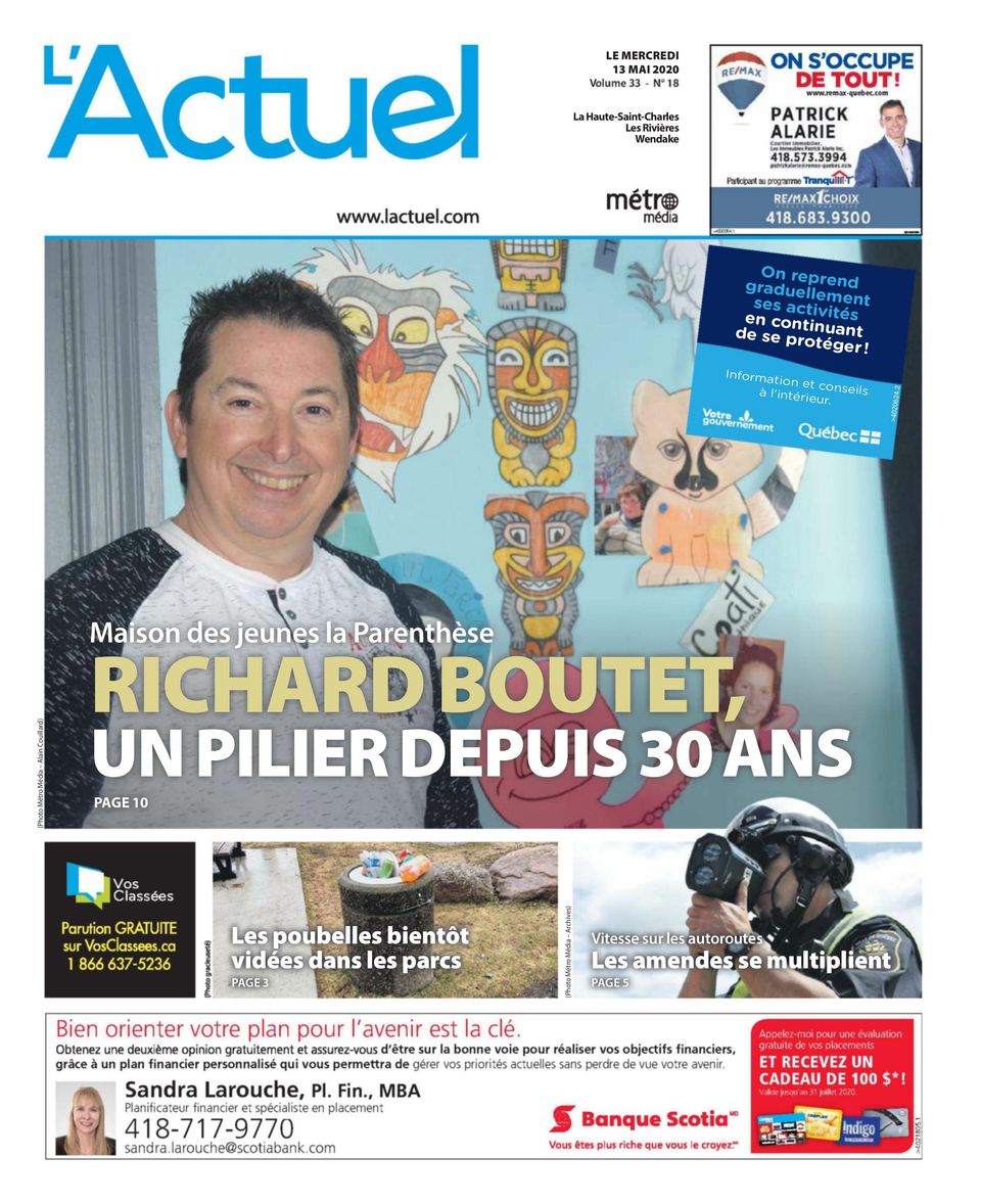 Get digital access to L'Actuel - May 13, 2020 issue | Magzter.com