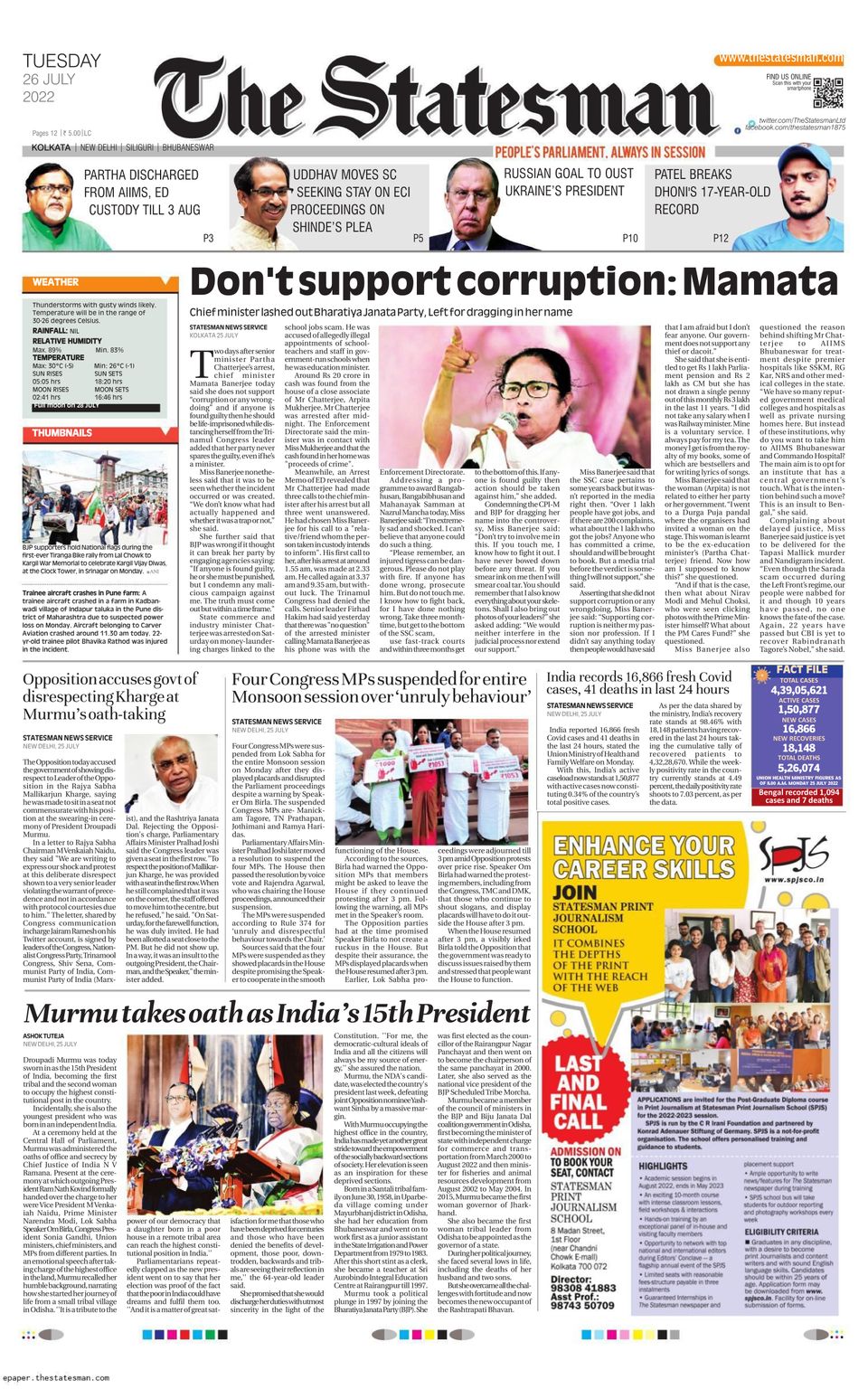 The Statesman Kolkata Newspaper - Get your Digital Subscription