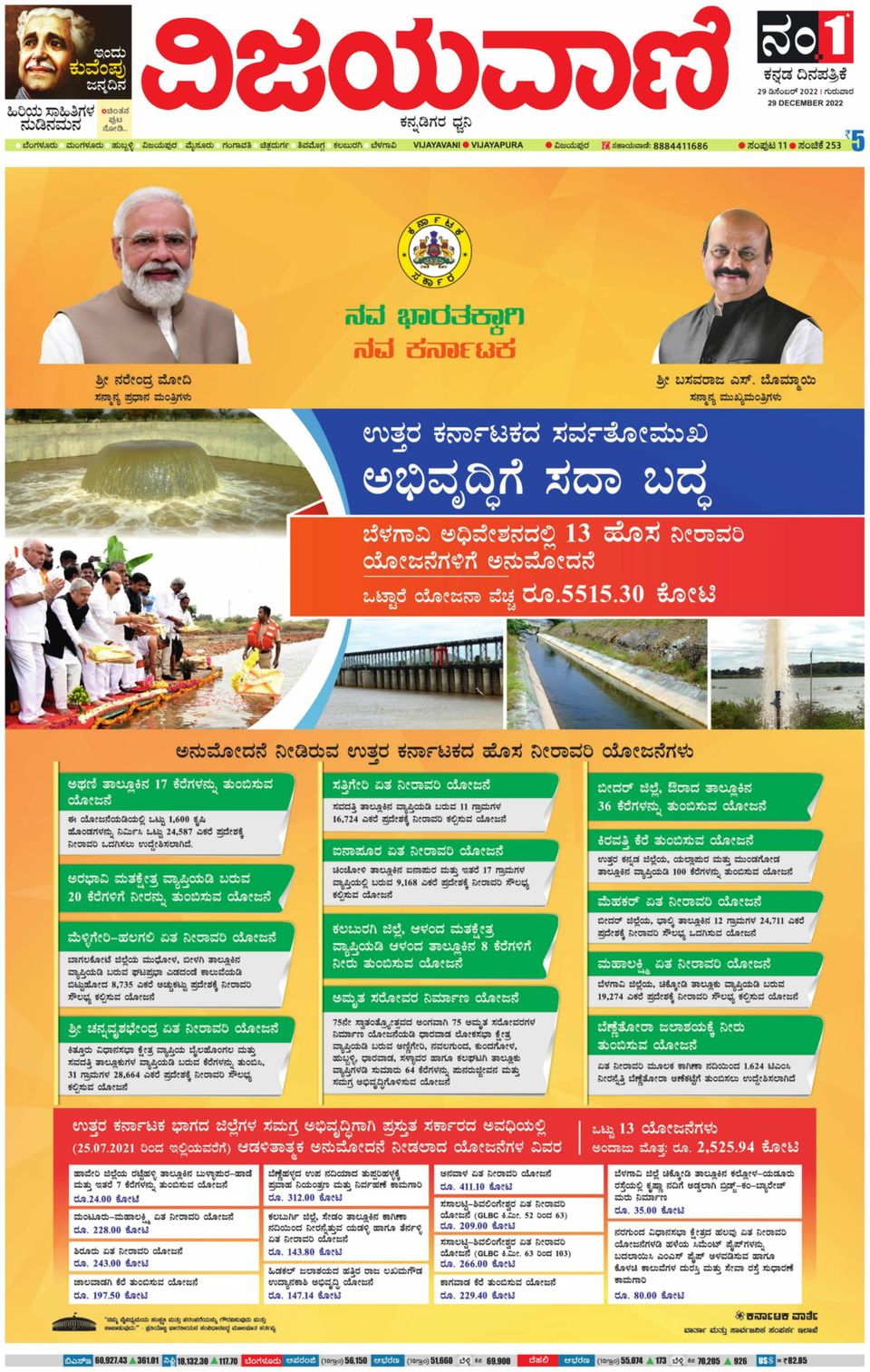Vijayavani Vijayapura-December 29, 2022 Newspaper