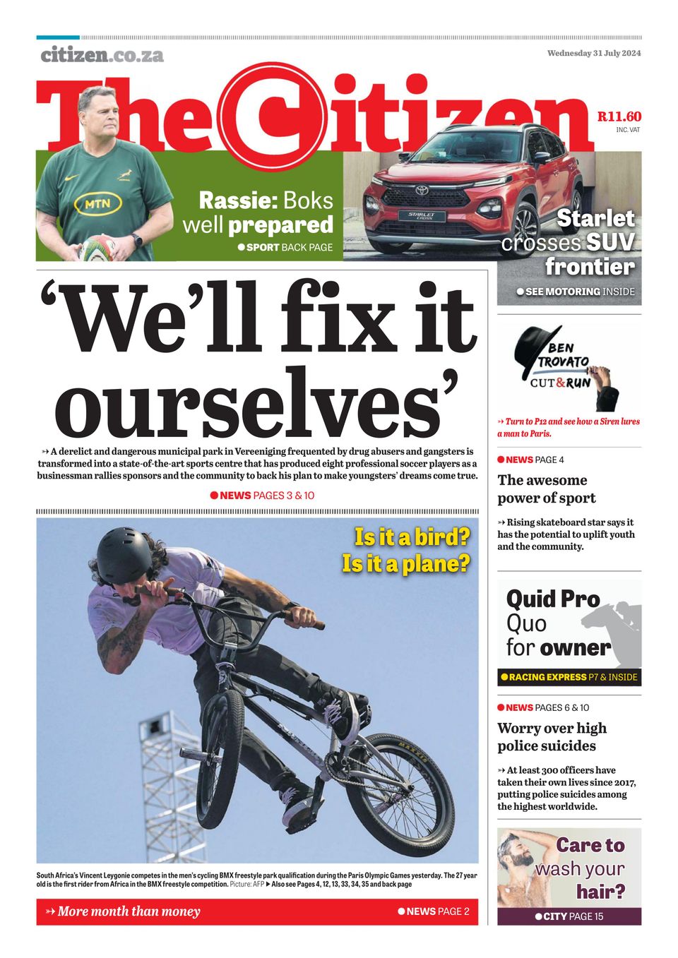 Get digital access to The Citizen - July 31, 2024 issue | Magzter.com