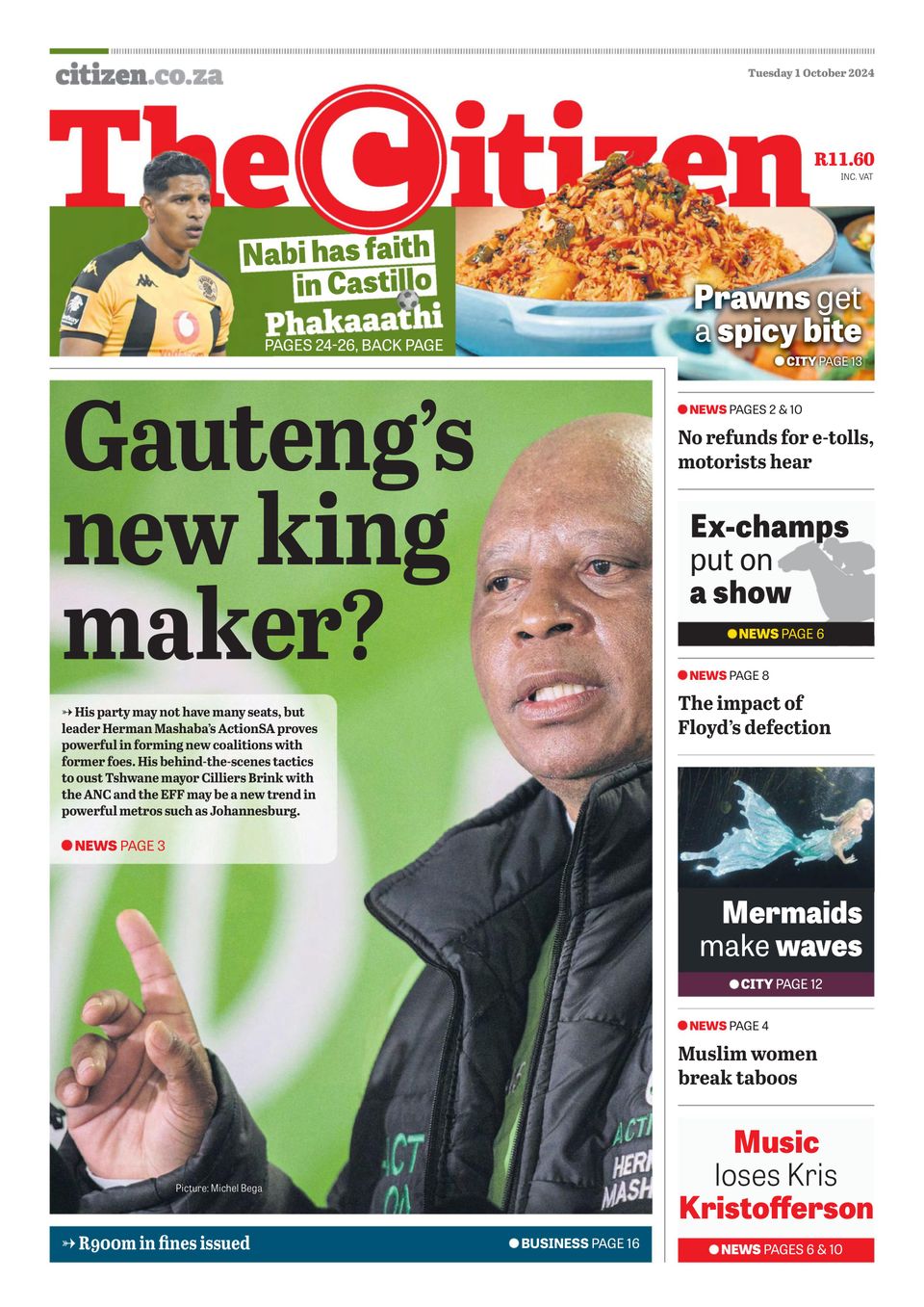 Get digital access to The Citizen - October 01, 2024 issue | Magzter.com