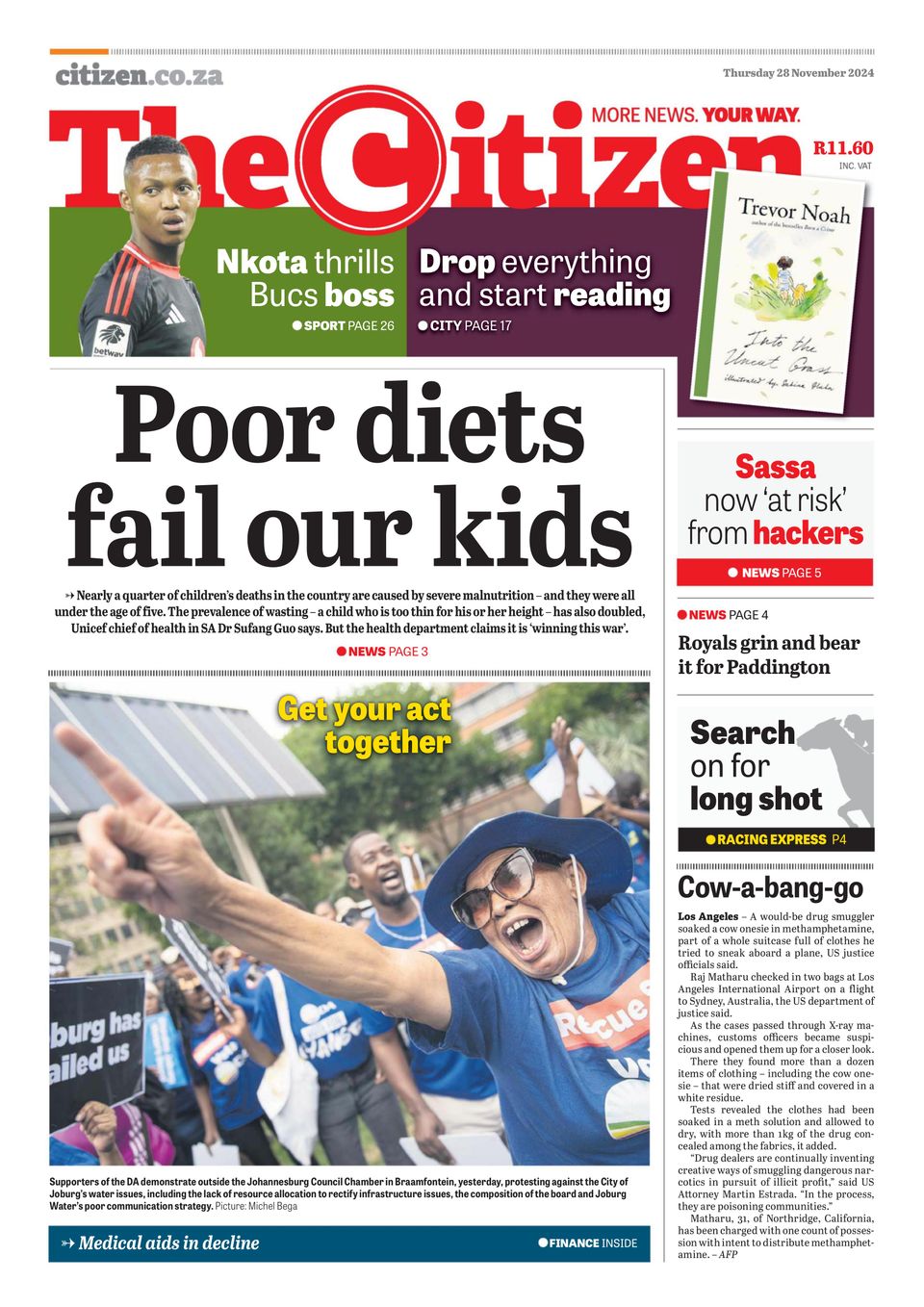 Get digital access to The Citizen - November 28, 2024 issue | Magzter.com