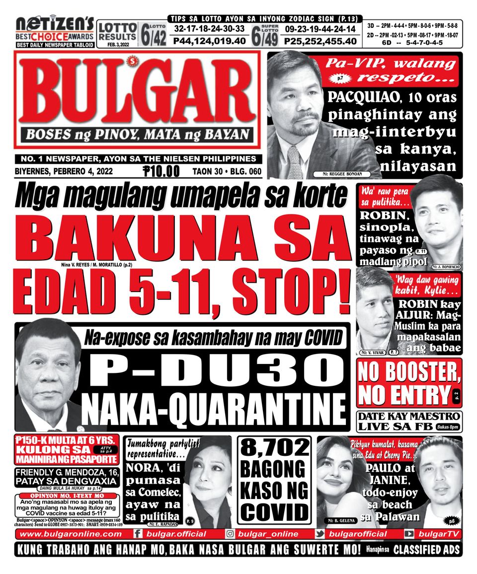 Get digital access to Bulgar Newspaper/Tabloid - February 04, 2022 ...