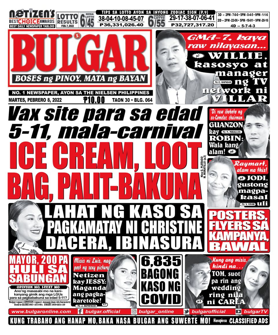 Get digital access to Bulgar Newspaper/Tabloid - February 08, 2022 ...