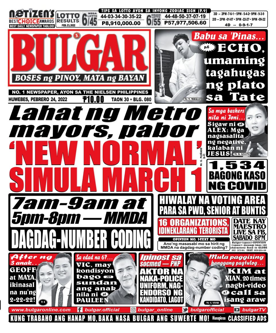 Get digital access to Bulgar Newspaper/Tabloid - February 24, 2022 ...