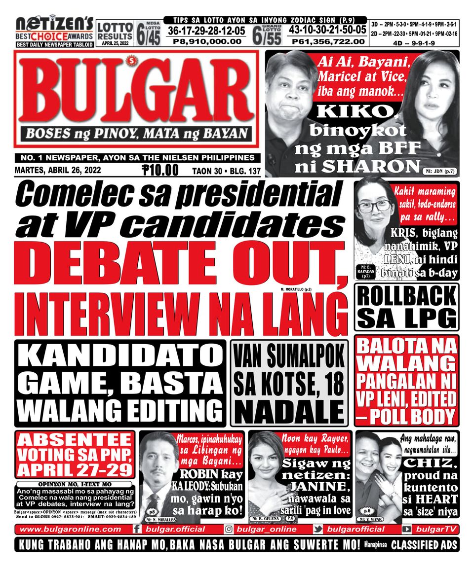 Get digital access to Bulgar Newspaper/Tabloid - April 26, 2022 issue ...