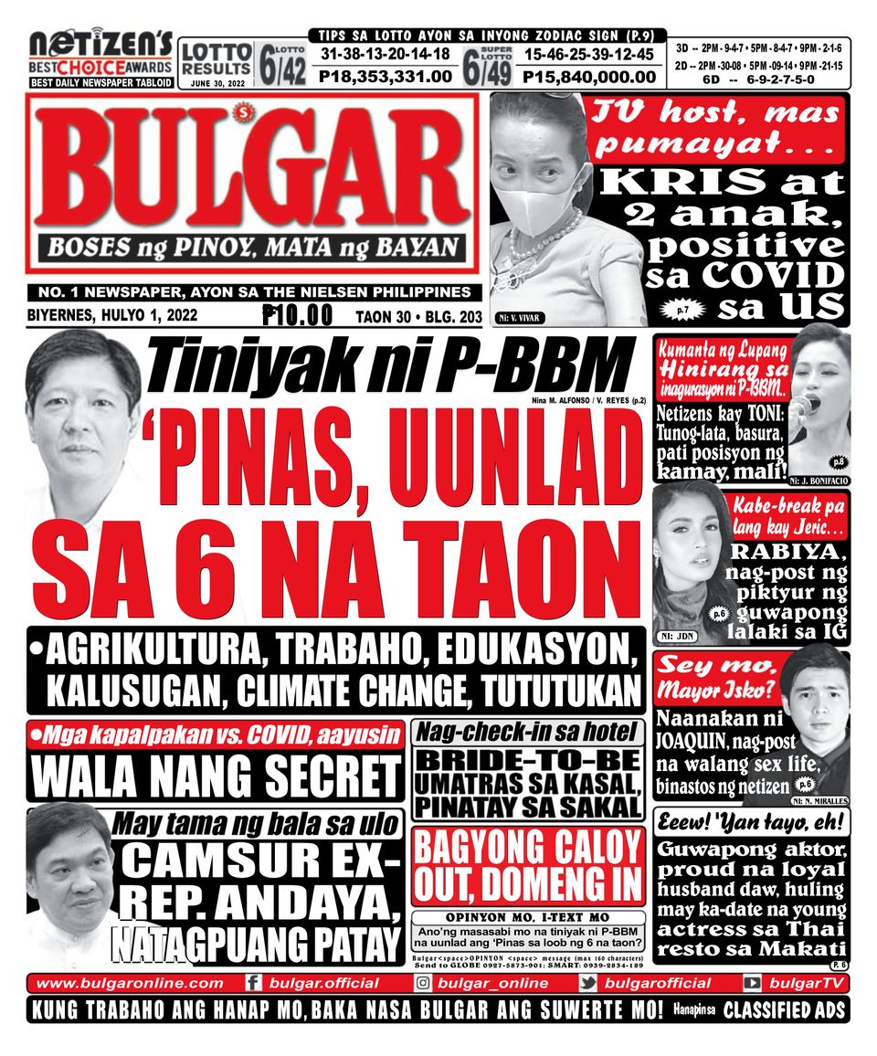 Get digital access to Bulgar Newspaper/Tabloid - July 01, 2022 issue | Magzter.com