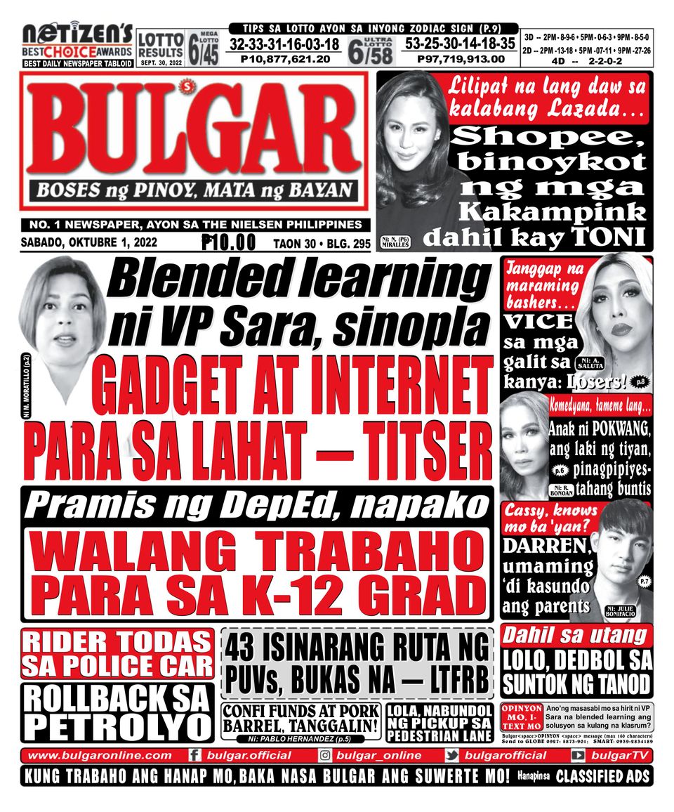 Get digital access to Bulgar Newspaper/Tabloid - October 01, 2022 issue ...