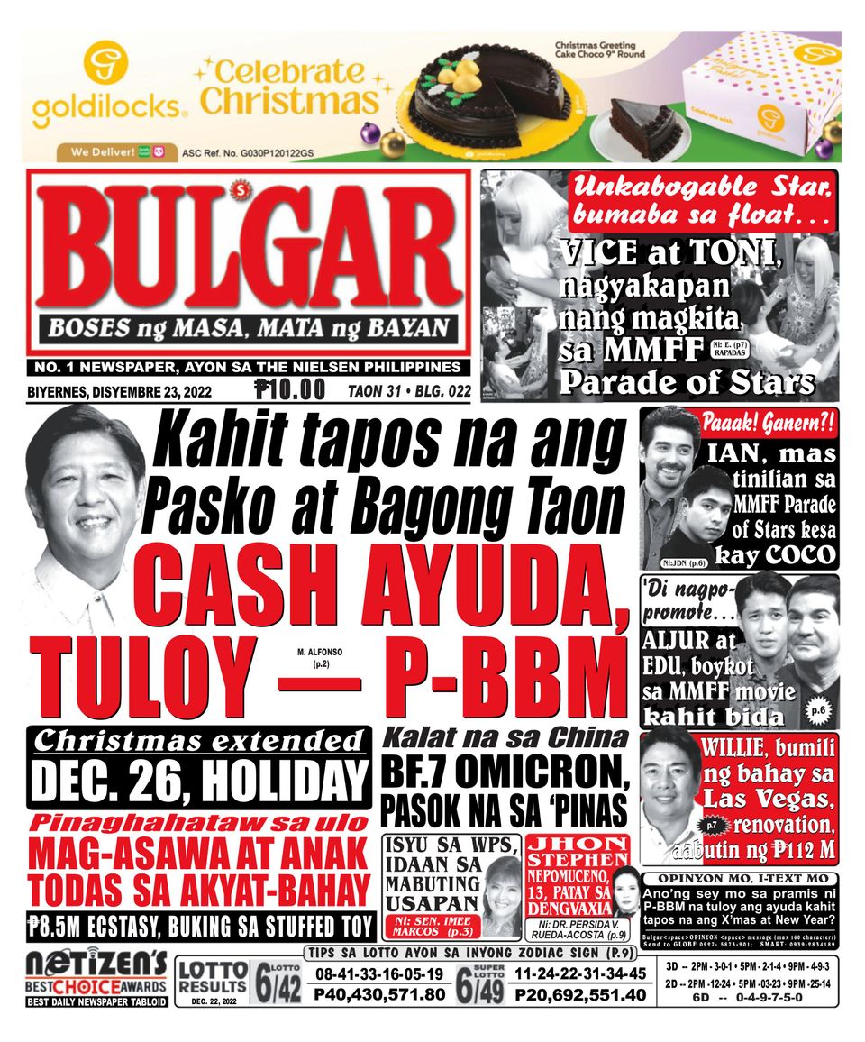 Get digital access to Bulgar Newspaper/Tabloid - December 23, 2022 ...