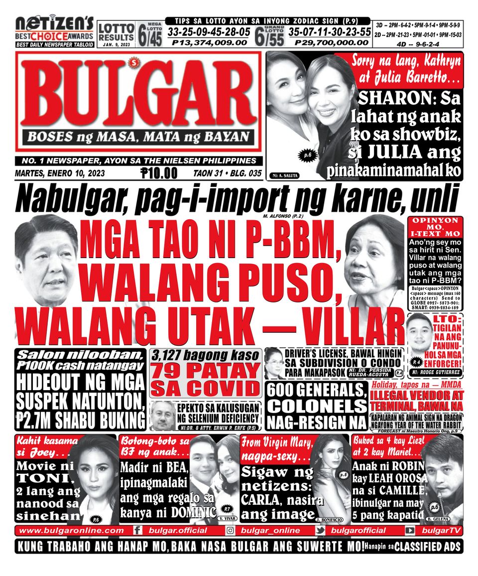 Get digital access to Bulgar Newspaper/Tabloid - January 10, 2023 issue | Magzter.com
