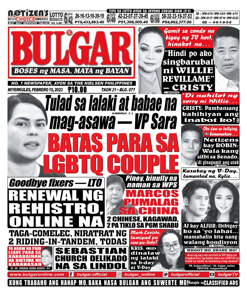 Get digital access to Bulgar Newspaper/Tabloid - February 15, 2023 ...