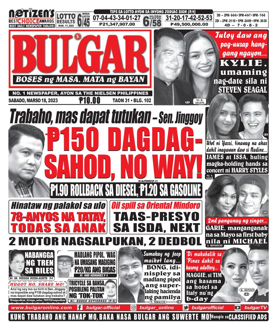 Get digital access to Bulgar Newspaper/Tabloid - March 18, 2023 issue ...