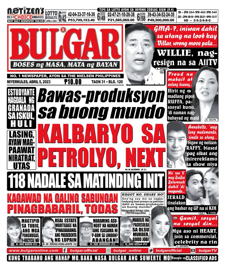Get digital access to Bulgar Newspaper/Tabloid - April 05, 2023 issue ...