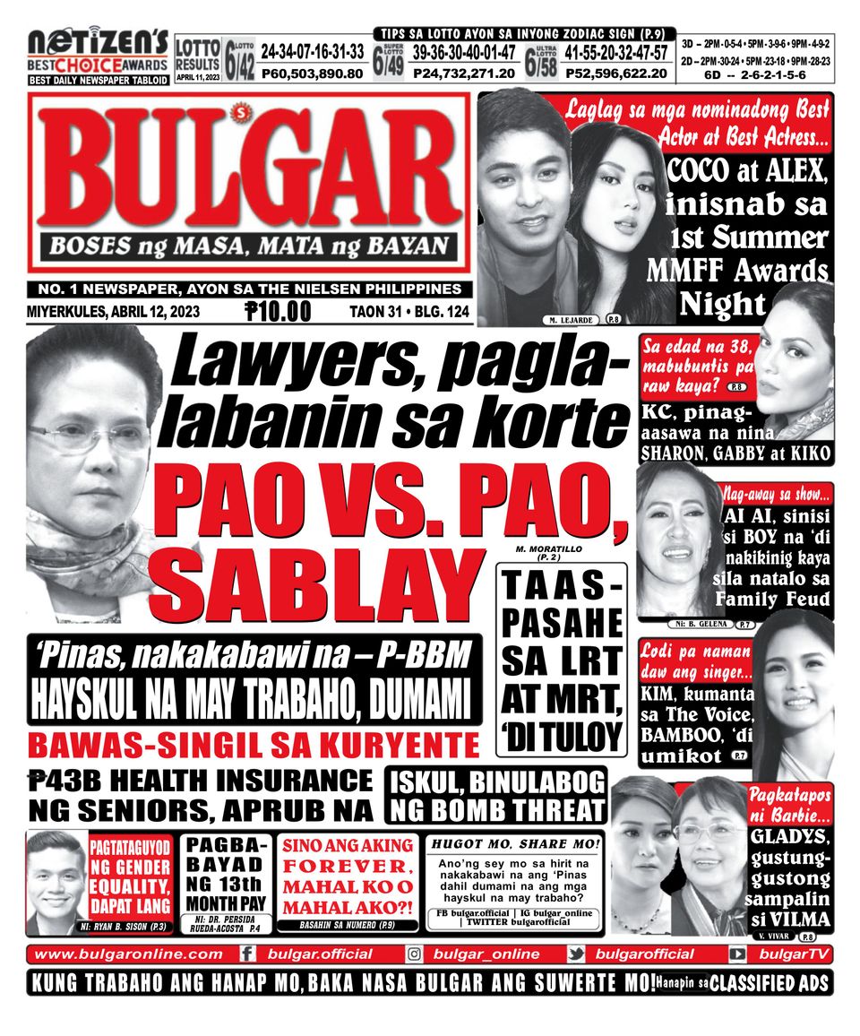 Get digital access to Bulgar Newspaper/Tabloid - April 12, 2023 issue ...