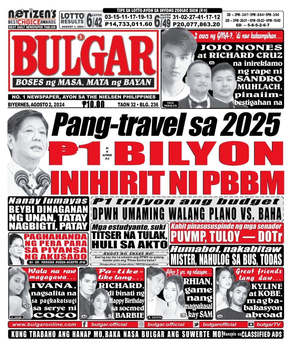 Get digital access to Bulgar Newspaper/Tabloid - August 02, 2024 issue ...