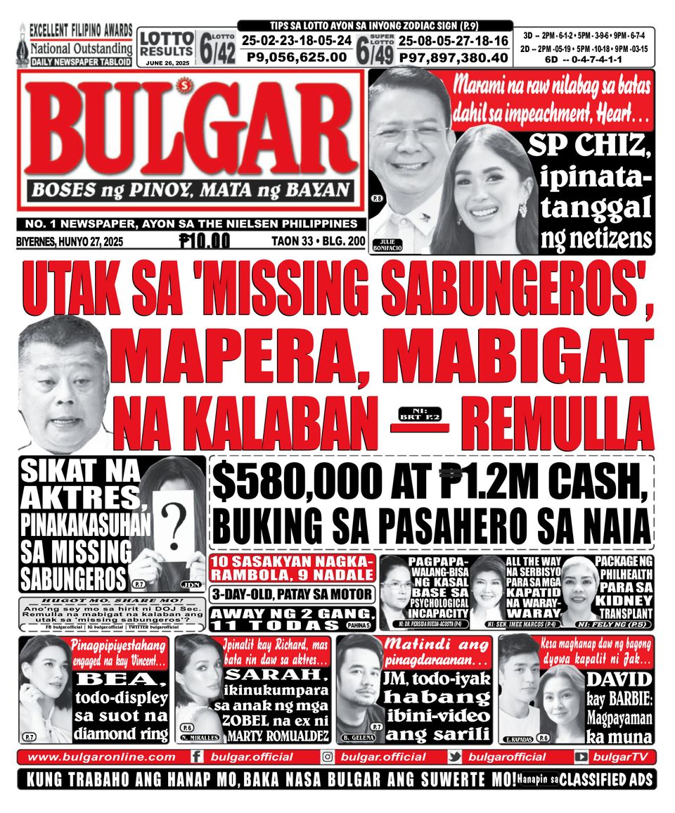 Get digital access to Bulgar Newspaper/Tabloid - June 27, 2025 issue ...