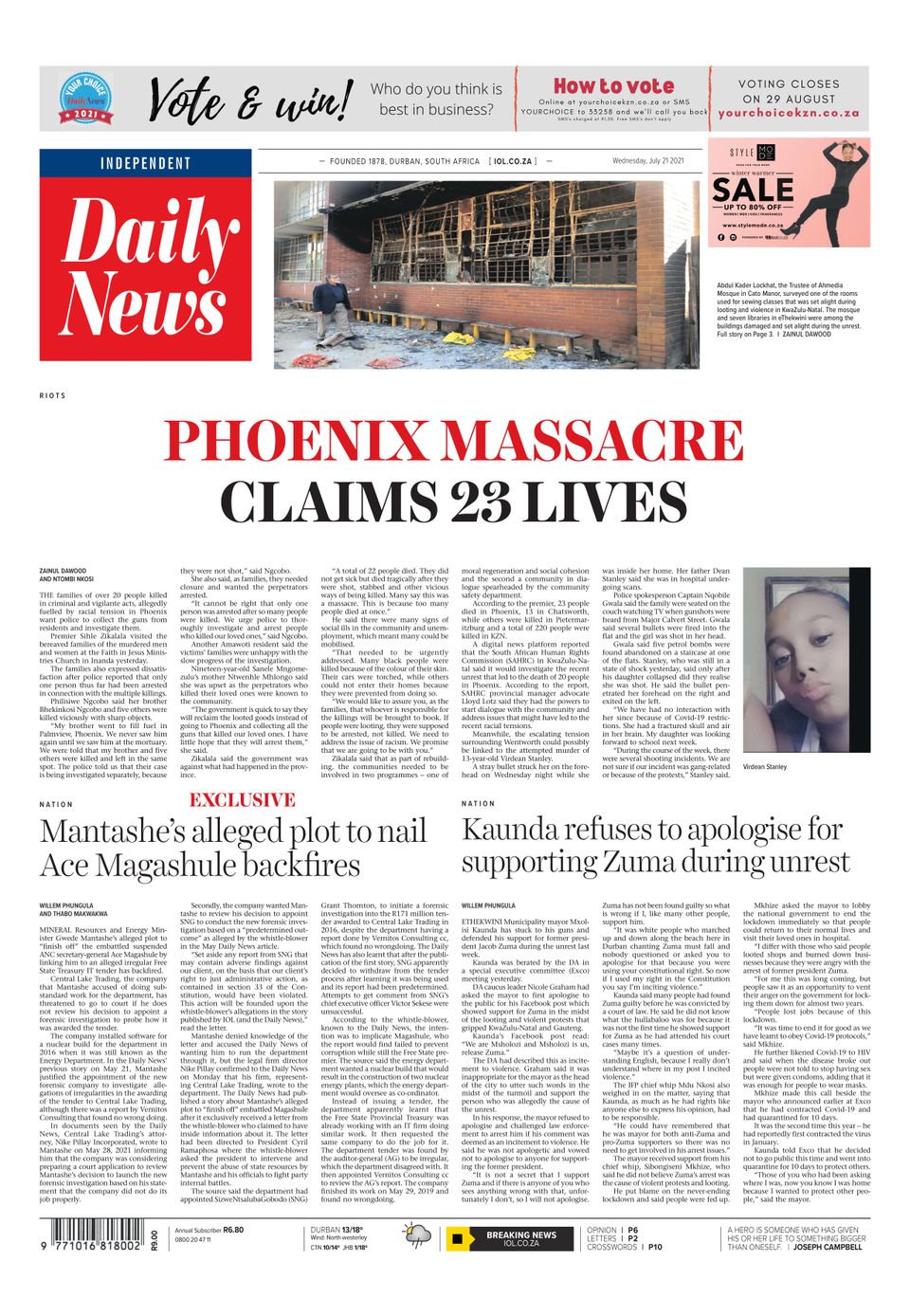 Get digital access to Daily News - July 21, 2021 issue | Magzter.com