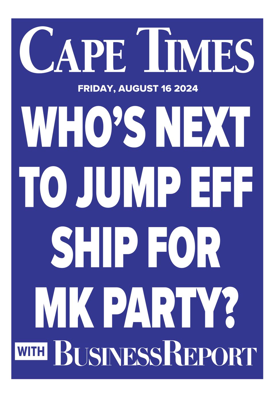 Cape Times Newspaper - Get your Digital Subscription