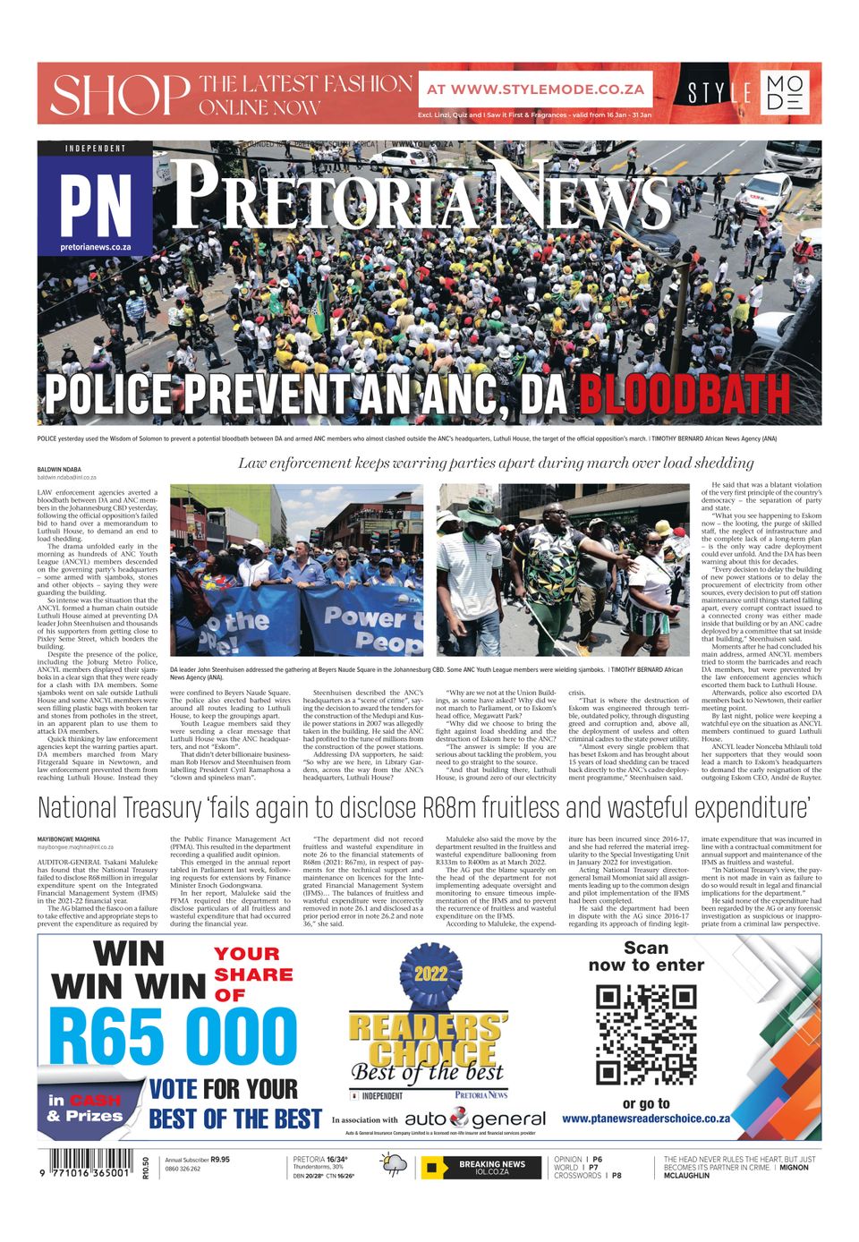 Get digital access to Pretoria News - January 26, 2023 issue | Magzter.com